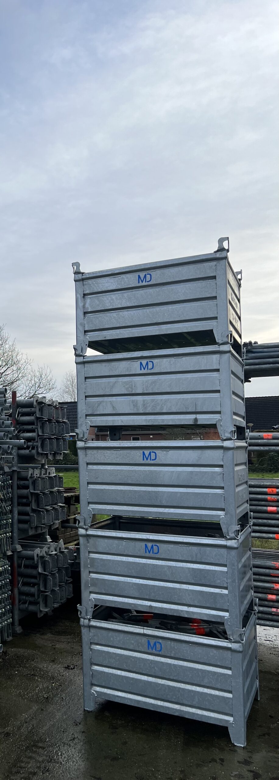 Stapel/Hijs bak 100x80x60 CM - Materieel Direct